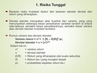 Paparan Risk and Return_Fuad Ramdhan D.pptx