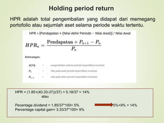 Paparan Risk and Return_Fuad Ramdhan D.pptx