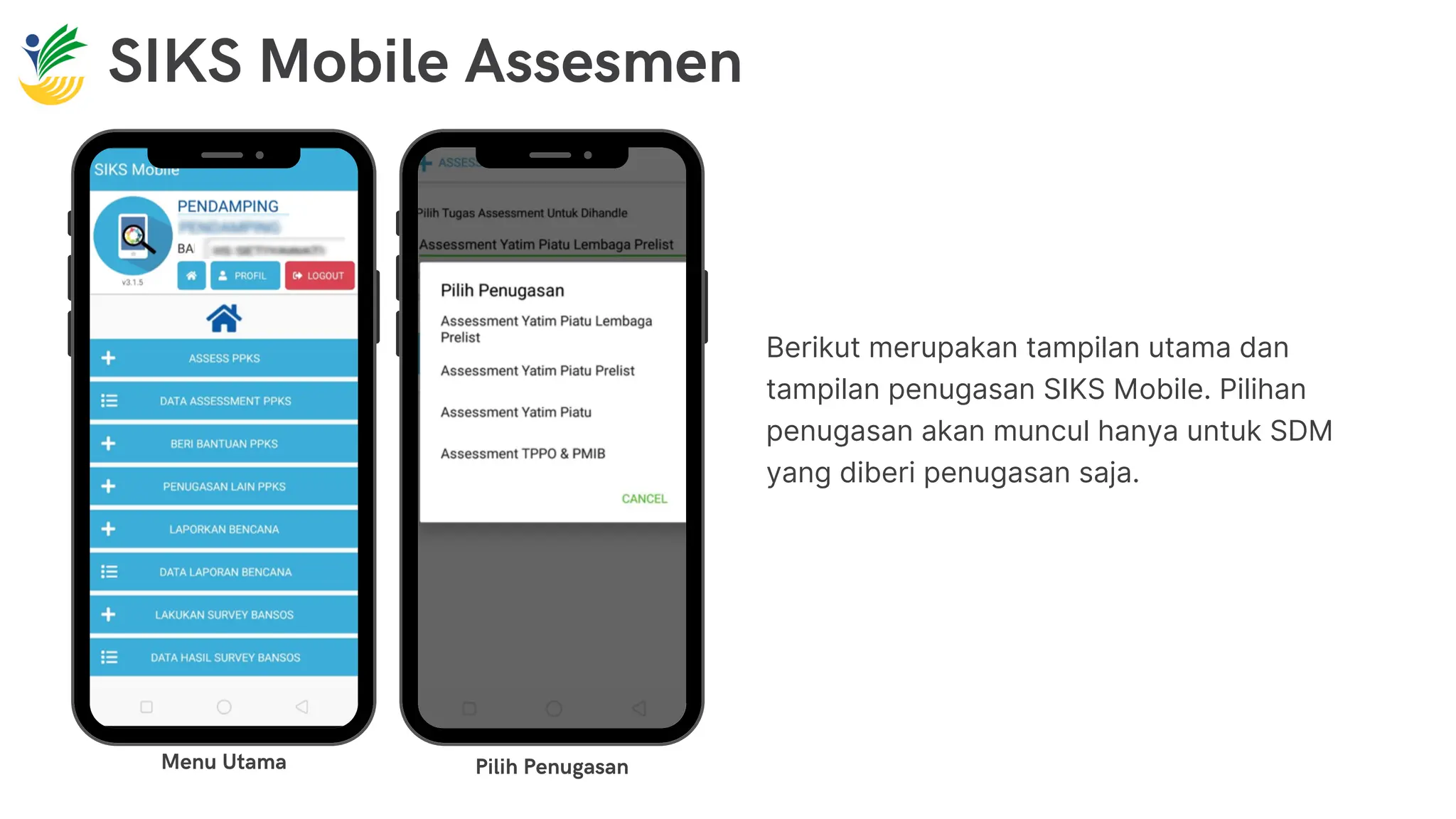 Paparan SIKS-SIKSMA Mobile dalam penggunaan | PDF