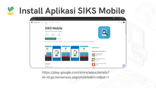 Paparan SIKS-SIKSMA Mobile dalam penggunaan | PDF