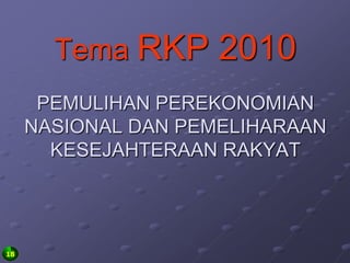 Paparan Sosialisasi Sun Renja 2010 | PPT