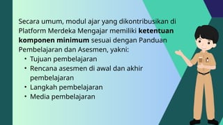 PENYUSUNAN MODUL AJAR PADA KURIKULUM MERDEKA | PPTX