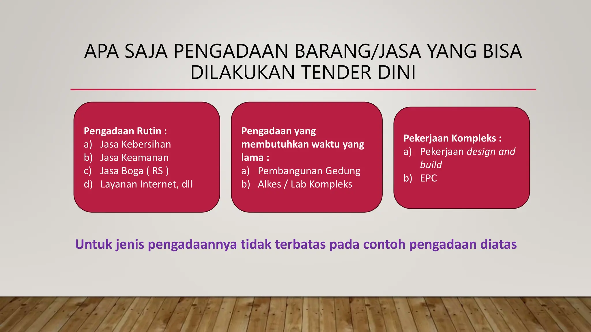 PAPARAN TENDER DINI PENGADAAN BARANG JASA 2024.pptx