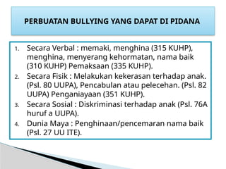 PAPARAN TENTANG BULLYING paparan bulying | PPTX