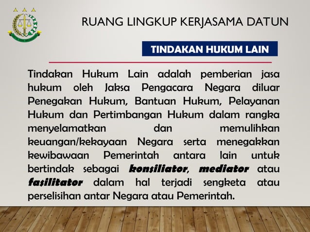 Tugas dan Fungsi bidang perdata dan tata usaha negara | PPT