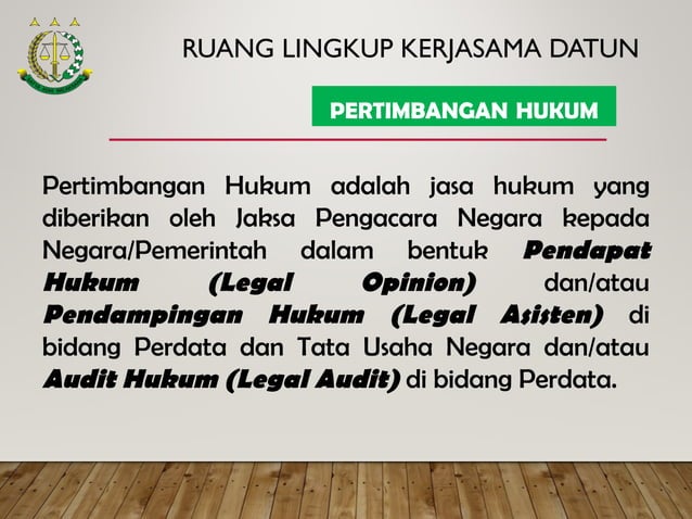 Tugas dan Fungsi bidang perdata dan tata usaha negara | PPT