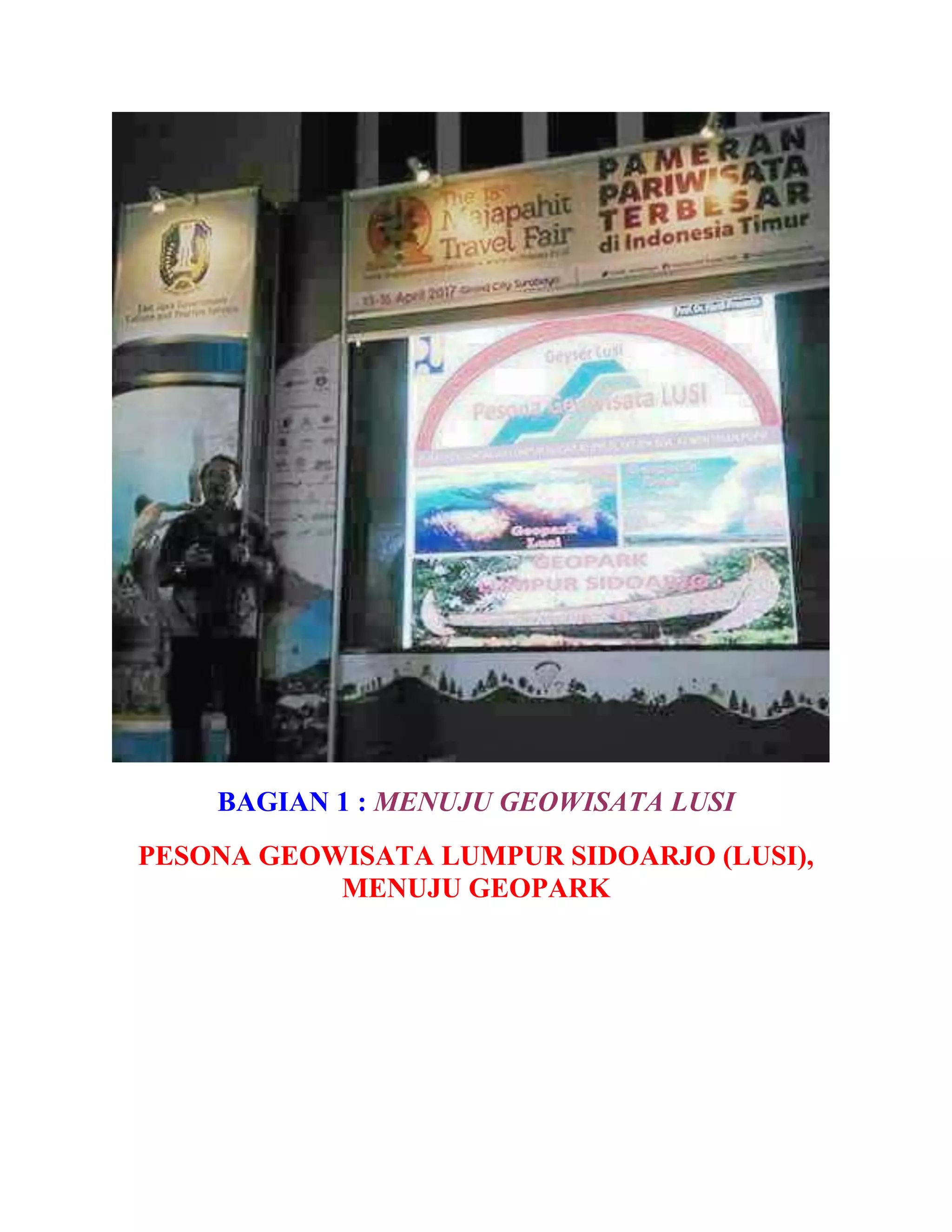 MAKALAH UNGGULAN GEOPARK-GEOWISATA LUSI | PDF