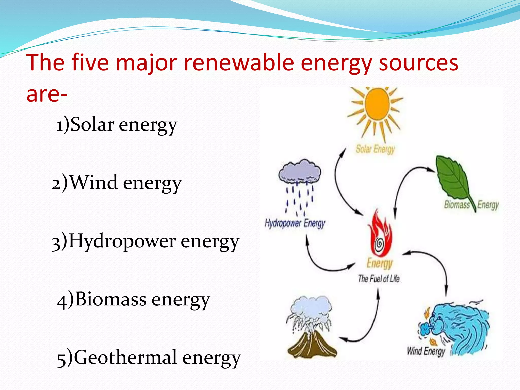 Energy: Renewable and non-renewable sources of energy | PPTX