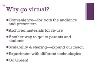 Virtual Career Fair and Job Shadowing Presentation | PPT