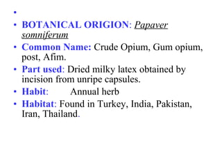 Papaveraceae | PPT