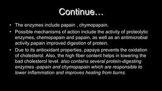 Papaya drink | PPTX | Digestive Disorders | Diseases and Conditions