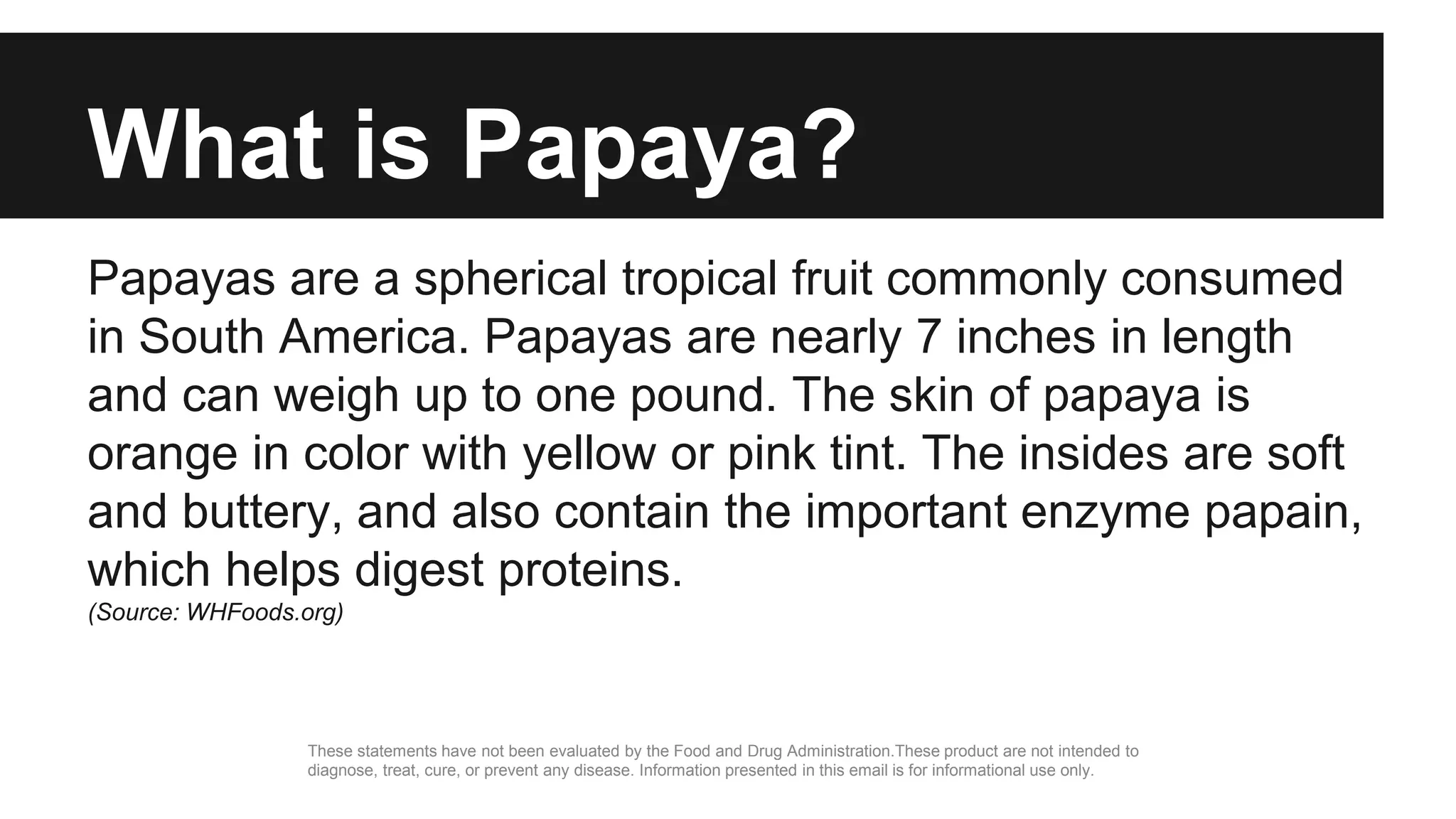 Papaya fruit | PPTX
