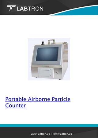 Labtron Portable airborne particle counter | PDF