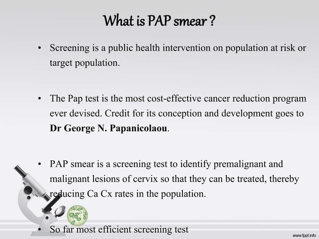 Pap Smear: A Bird's Eye View from a Cytopathologist | PPT