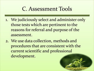 Pap code of ethics assessment | PPTX