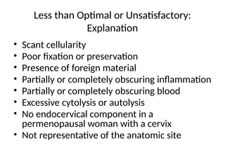 GYNAE PAP SMEAR CYTOLOGY REPORT FORMAT.pptx