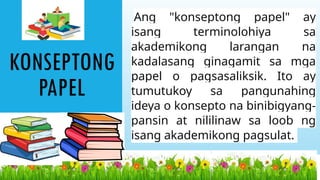 papel.pptx para sa filipino 12 pagsulat . | PPT