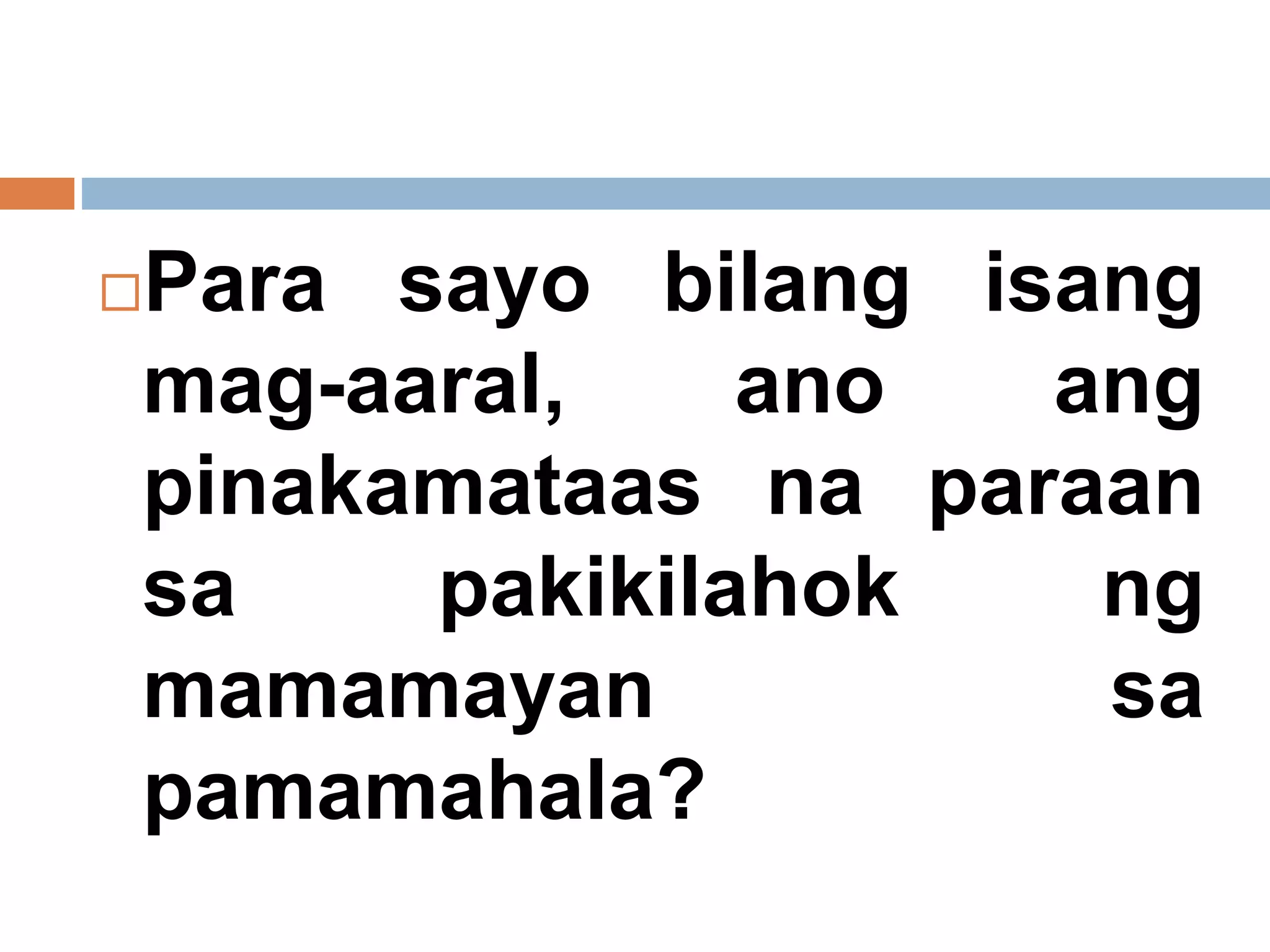Papel ng mamamayan sa pagkakaroon ng mabuting pamamahala | PPTX