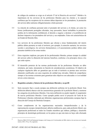 El papel y el futuro de las profesiones liberales en la sociedad civil ...