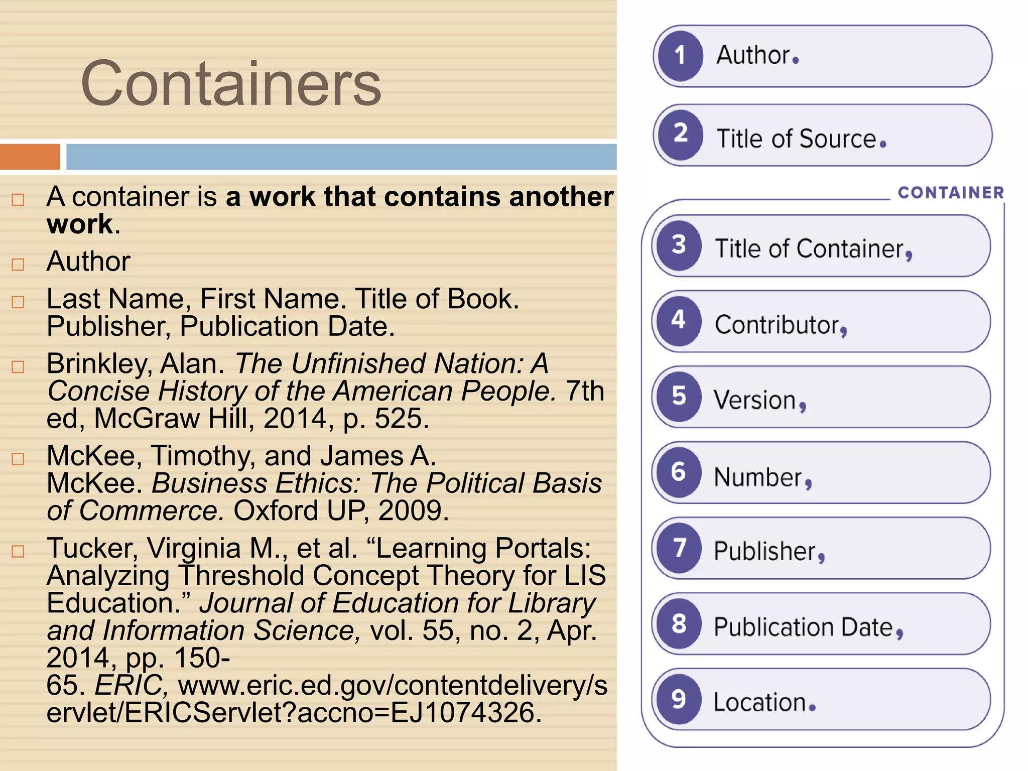 MLA 8th and 9th Edition variations | PPTX