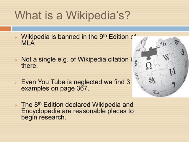 MLA 8th and 9th Edition variations | PPTX | Publishing Industry | Industries