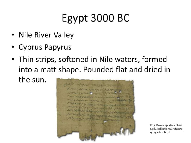 Evolution of Paper | PPT