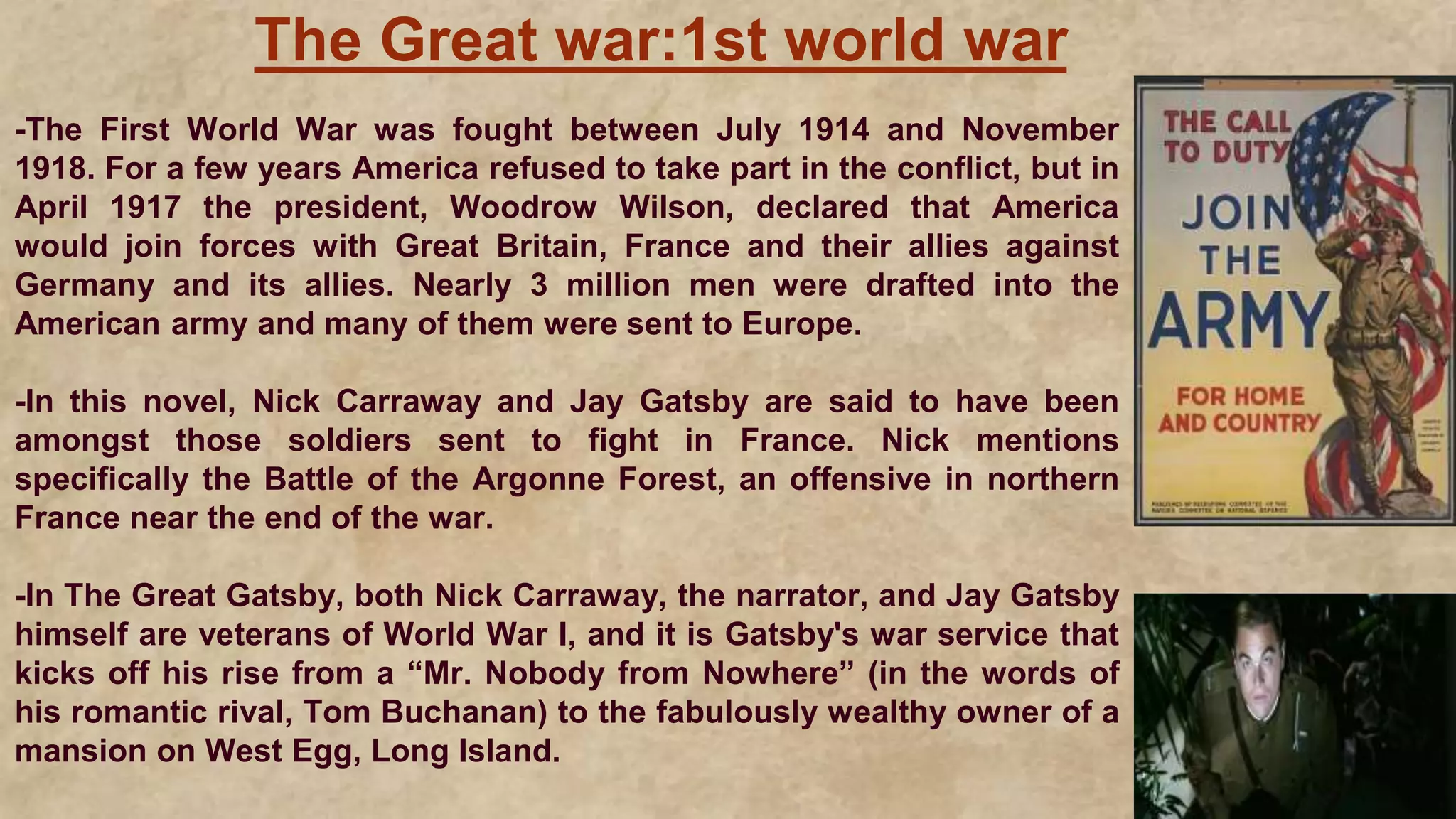 Historical Background of The Novel "The Great Gatsby" .pptx