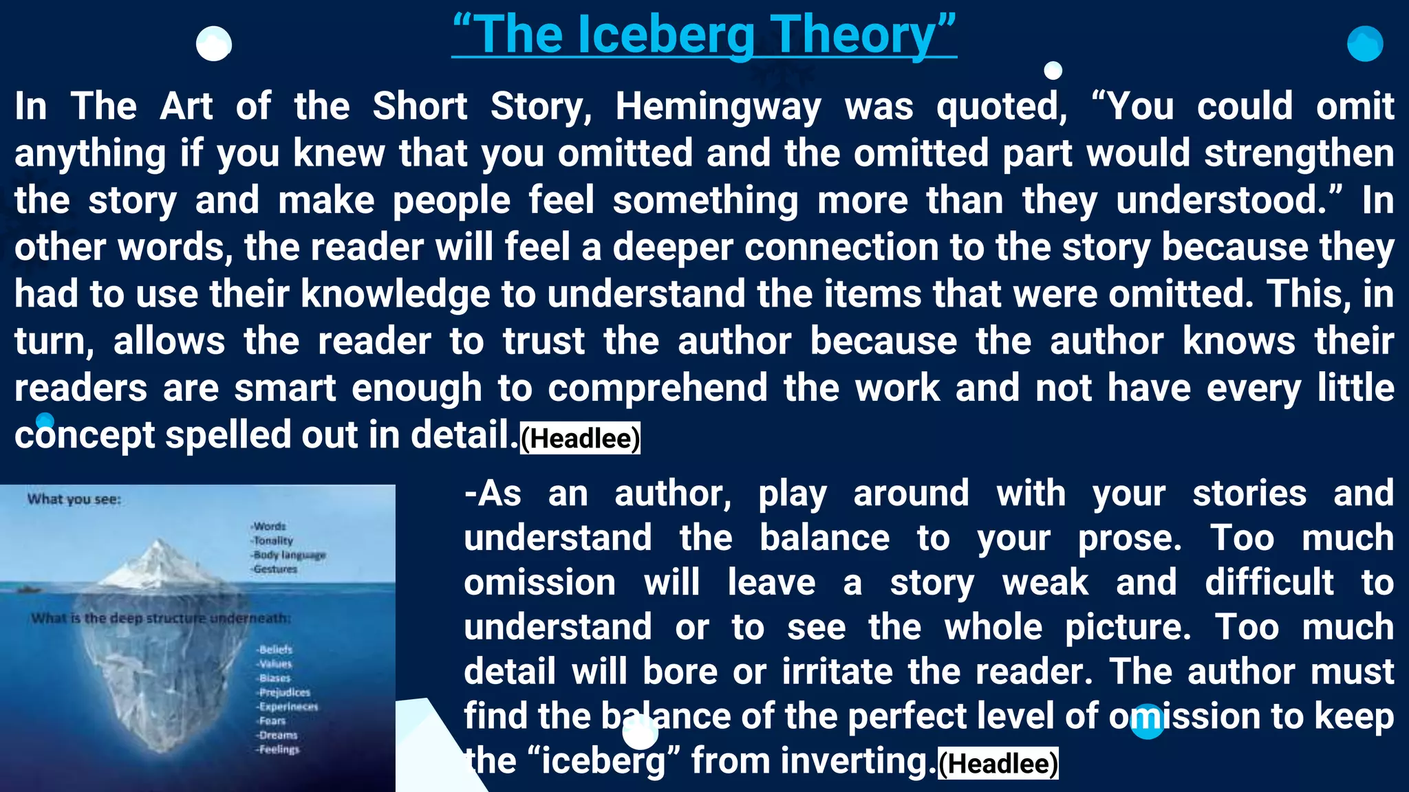 Iceberg Theory by Ernest Hemingway.pptx