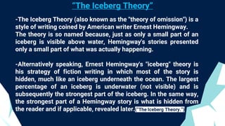 Iceberg Theory by Ernest Hemingway.pptx