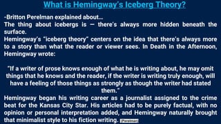 Iceberg Theory by Ernest Hemingway.pptx