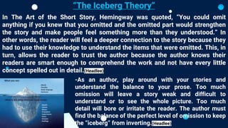 Iceberg Theory by Ernest Hemingway.pptx
