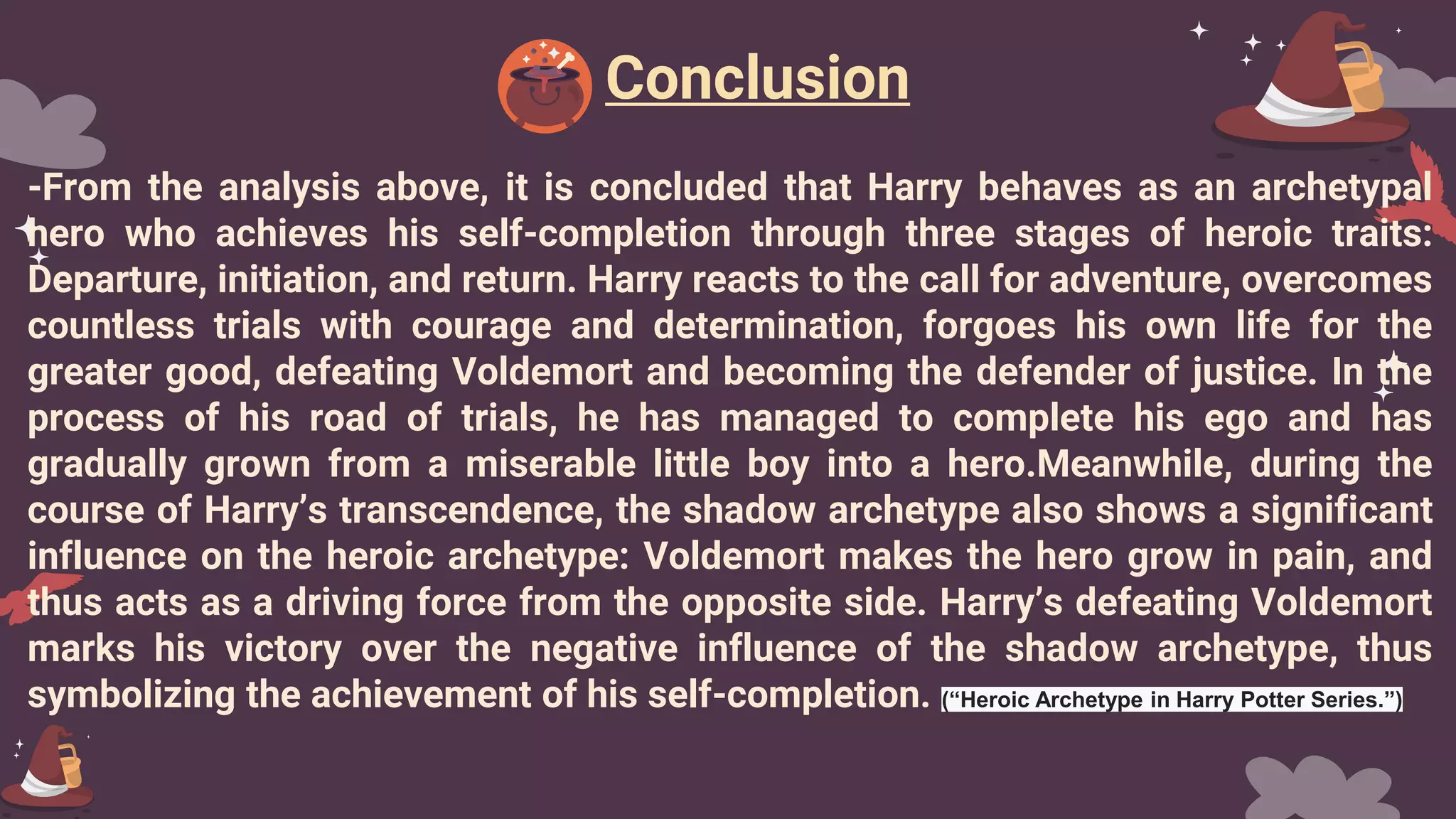 Elements of Archetypes in "Harry Potter".pptx