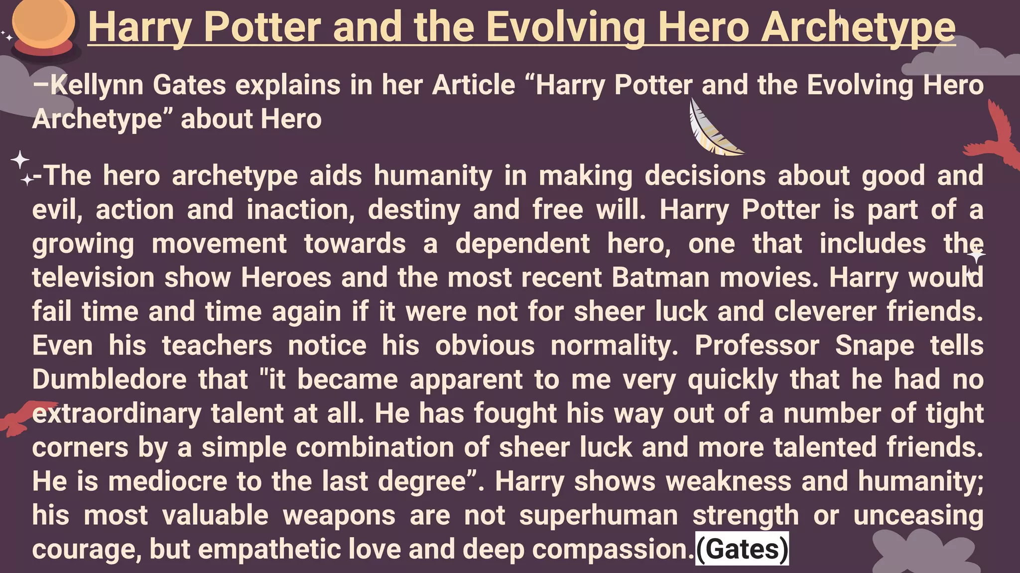 Elements of Archetypes in "Harry Potter".pptx