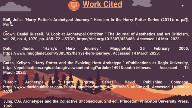 Elements of Archetypes in "Harry Potter".pptx