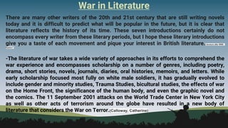 World War and Its Influence on Literature and Films..pptx