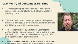 Paper-110.pptx War poetry “War poetry from past to present” | PPTX