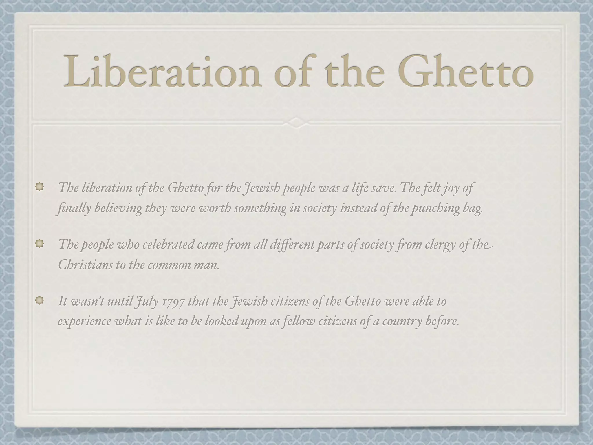 The Ghetto 2.0 | KEY