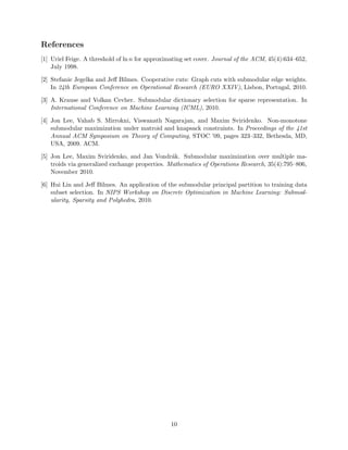 Maximizing a Nonnegative, Monotone, Submodular Function Constrained to Matchings | PDF