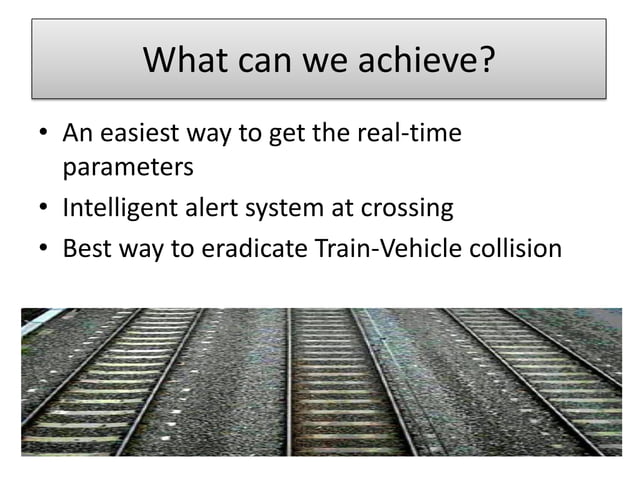 Automatic Train Collision and Accidence Avoidance system | PDF