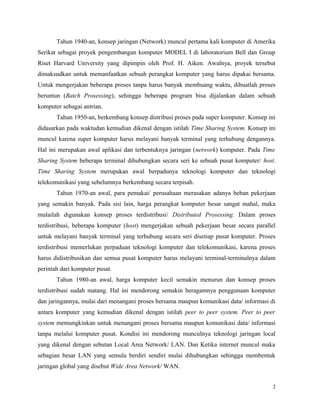 Paper Jaringan Komputer | DOC