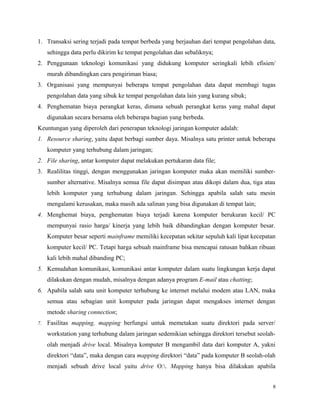 Paper Jaringan Komputer | DOC