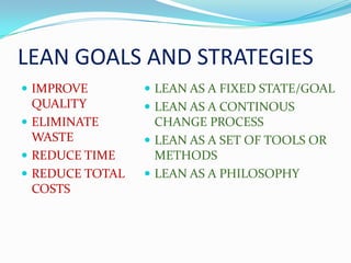 lean production | PPT