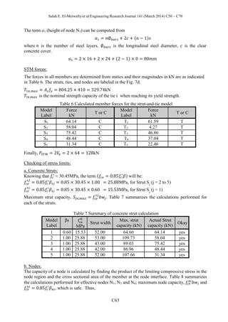 Paper " STRUT-AND-TIE MODEL AND 3-D NONLINEAR FINITE ELEMENT ANALYSIS ...
