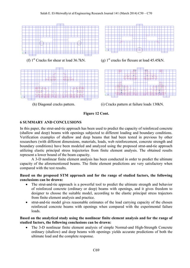 Paper " STRUT-AND-TIE MODEL AND 3-D NONLINEAR FINITE ELEMENT ANALYSIS ...