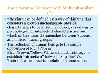 Literature and multiculturalism | PPT