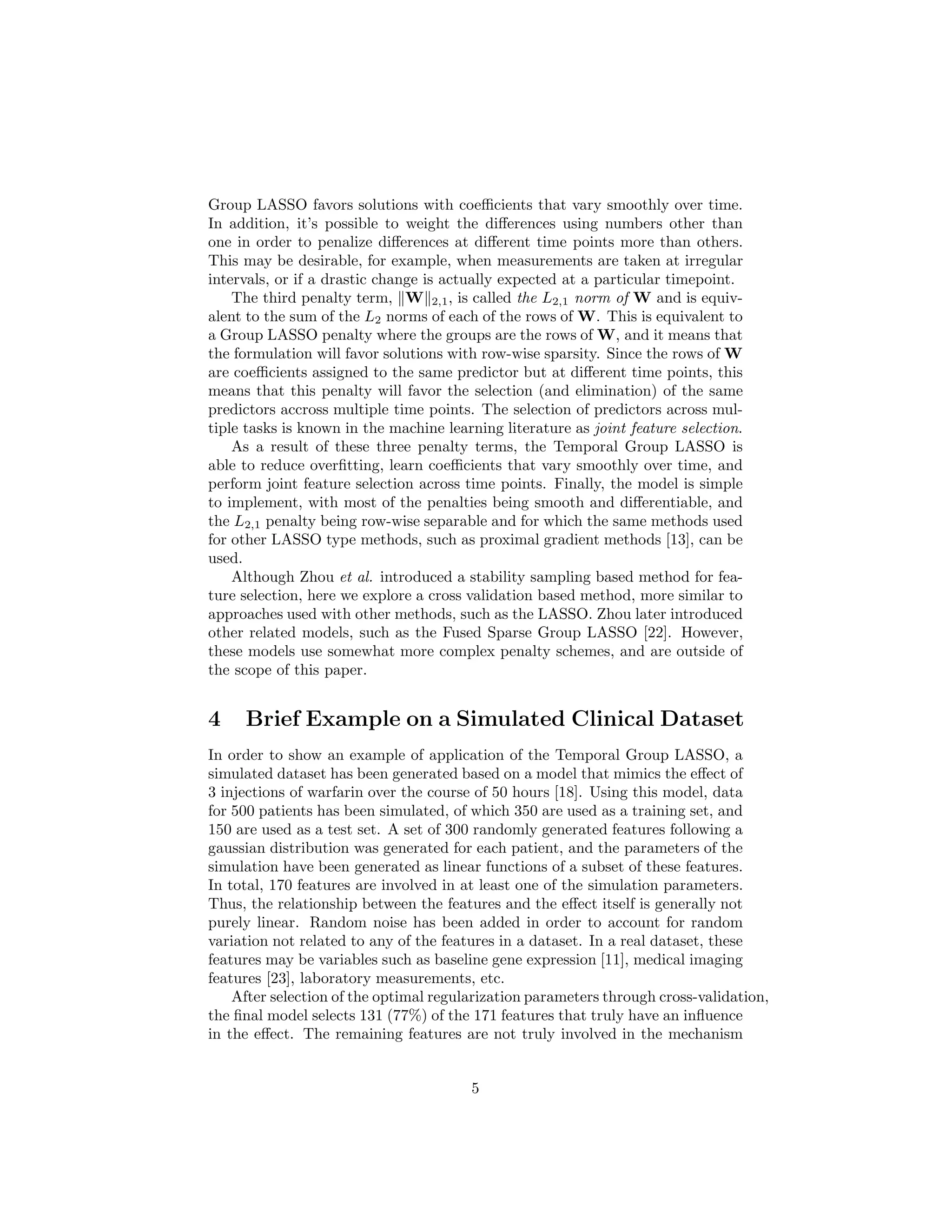 A Brief Introduction to the Temporal Group LASSO and its Potential ...