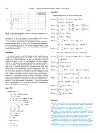 PaperLoad following in a deregulated power system with Thyristor Controlled Series Compensator | PDF