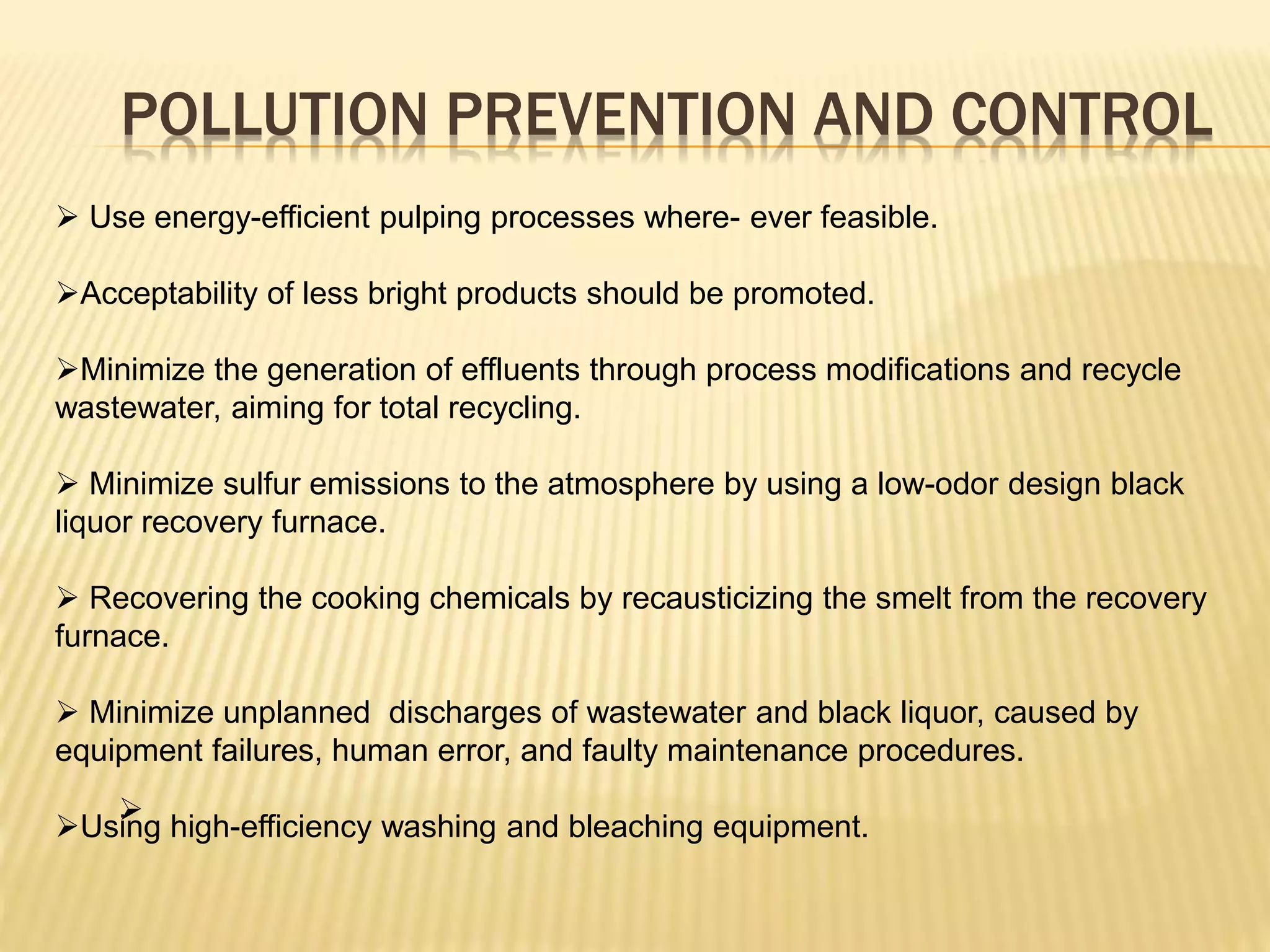 PULP AND PAPER INDUSTRY: PROCESS, WASTE AND ITS MANAGEMENT | PPTX