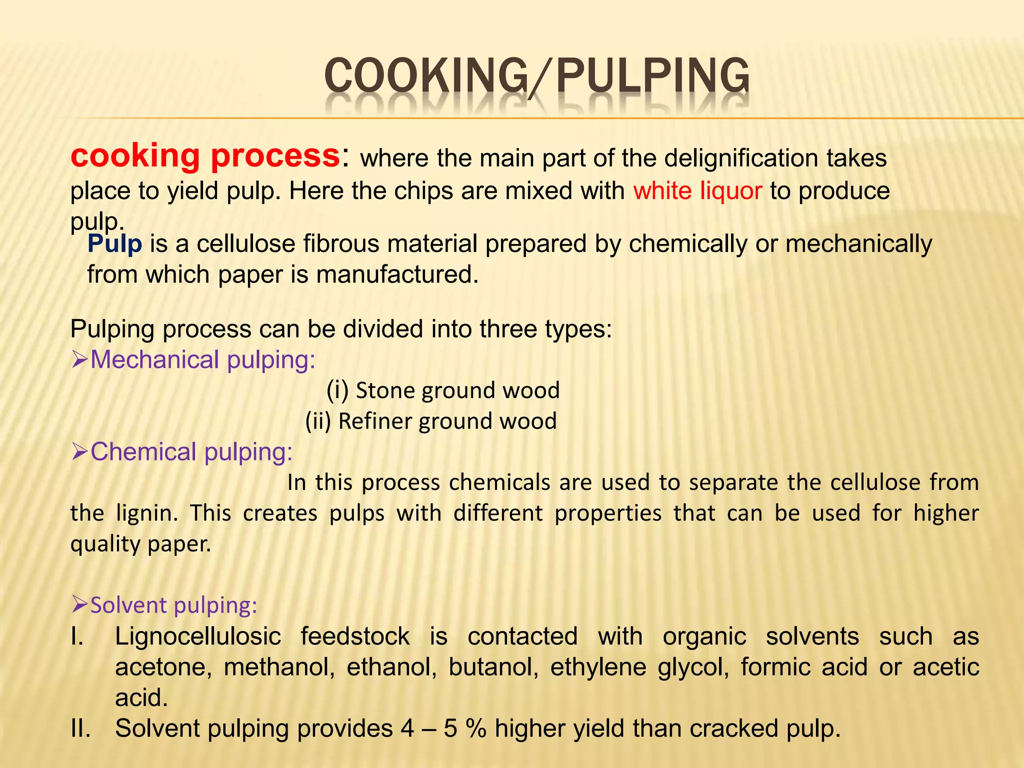 PULP AND PAPER INDUSTRY: PROCESS, WASTE AND ITS MANAGEMENT | PPTX