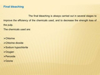 PULP AND PAPER INDUSTRY: PROCESS, WASTE AND ITS MANAGEMENT | PPTX